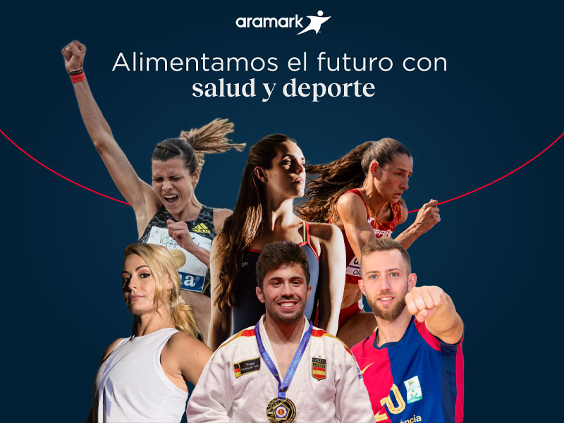 Seis deportistas olímpicos apoyan la estrategia de Aramark de inculcar hábitos saludables a las ...